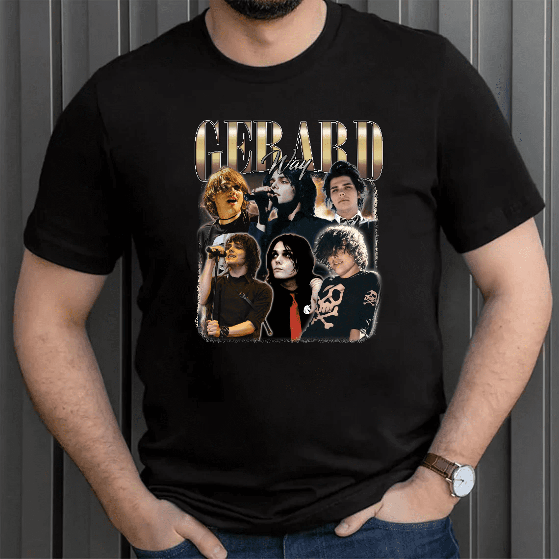 Gerard Way My Chemical Romance MCR Emo Rock Fans Unisex Tee, for men ...