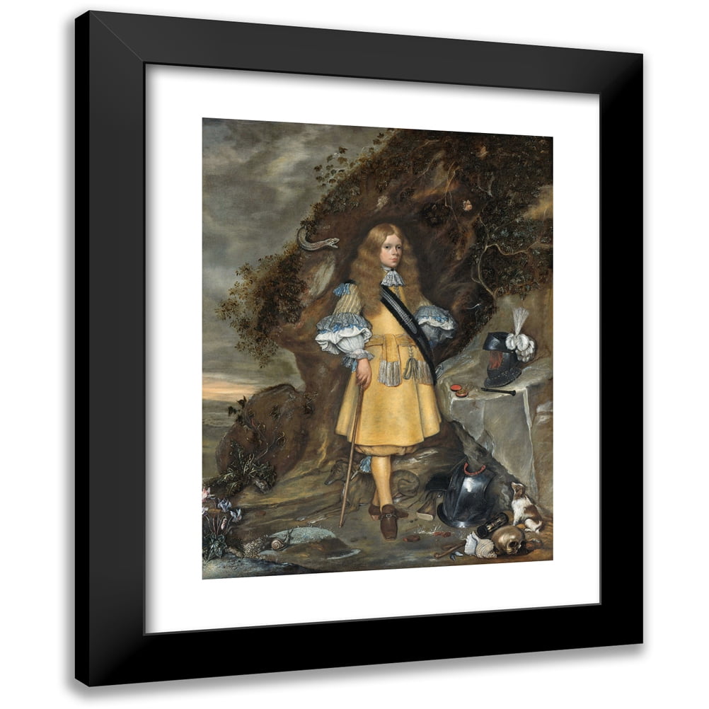 Gerard ter Borch 14x18 Black Modern Framed Museum Art Print Titled ...