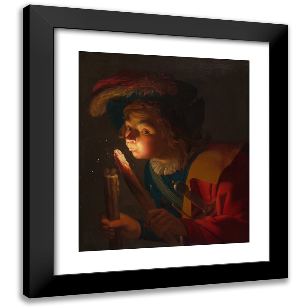 Gerard van Honthorst 12x14 Black Modern Framed Museum Art Print Titled ...