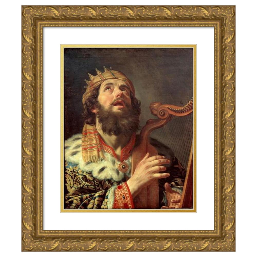 Gerard van Honthorst 20x24 Gold Ornate Framed and Double Matted Museum ...