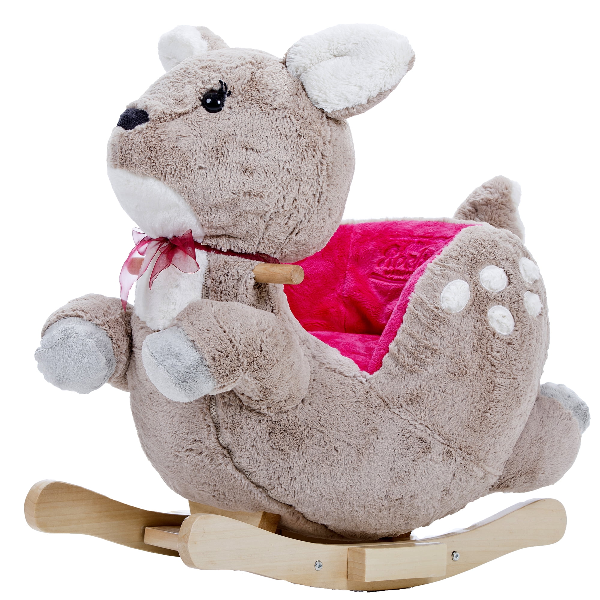 Gerardo's Toys: Little Rockers - Deer - Wooden Plush Ride-On Rocking ...