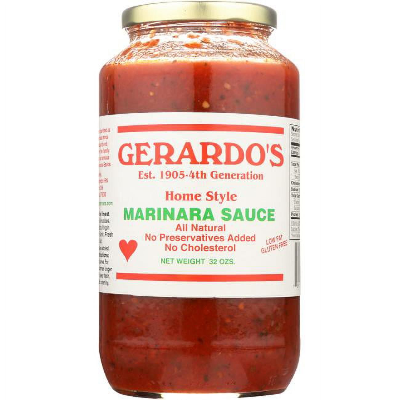 Gerardos KHLV00311162 Marinara Sauce, 32 oz - Walmart.com