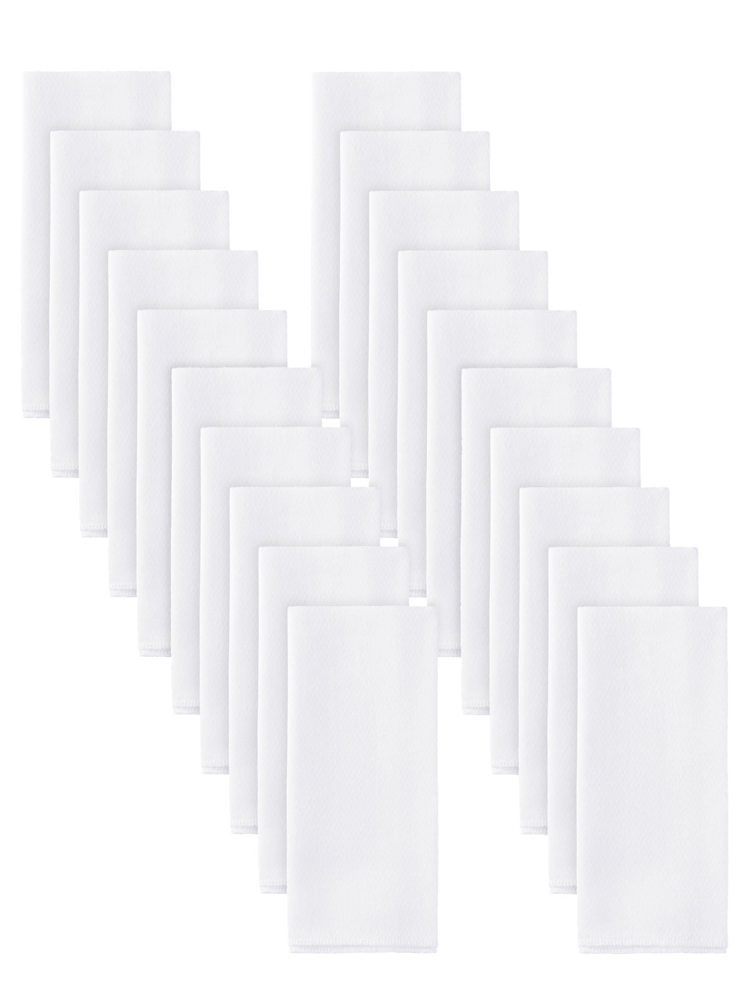Gerber 20 Pack Flatfold White Cloth Diapers for Babies - 24" x 27 ...