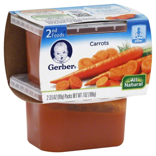 Gerber 2nd Food Carrots - Walmart.com