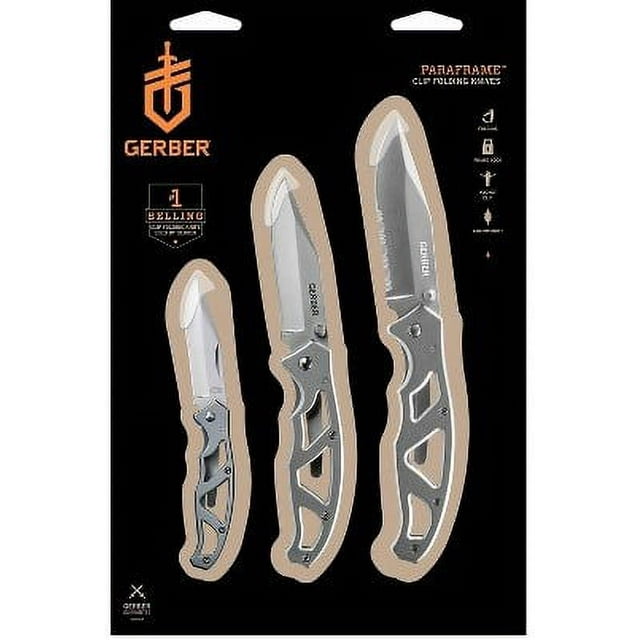 Gerber 3pc Knife Set - Walmart.com