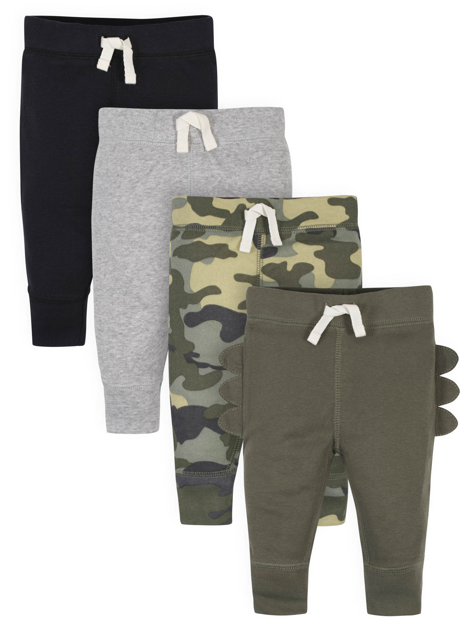 Gerber Baby Boy Pants, 4-Pack (Newborn-24 Months) - Walmart.com