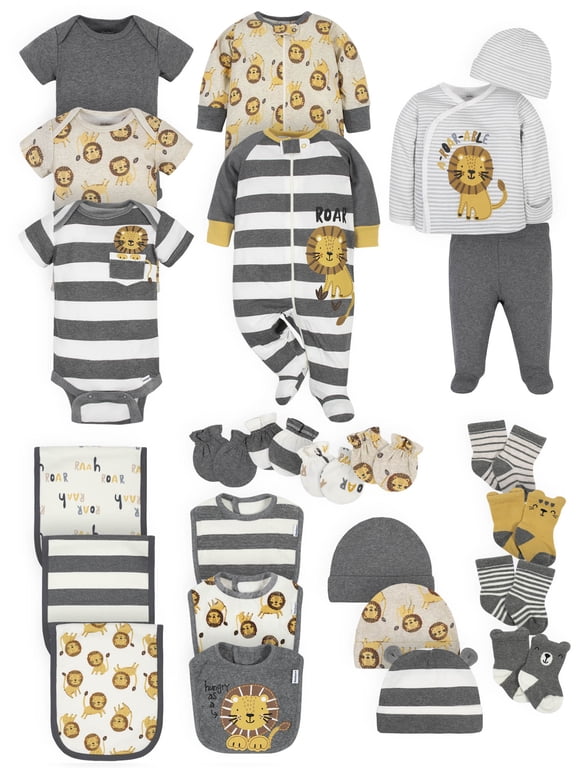 Free Shipping! Gerber Baby Boy Newborn Shower Gift Set, 35-Piece ...