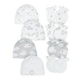 Gerber® Baby Boy or Girl Gender Neutral Caps and Mittens Shower Gift Set, 8-Piece - Walmart.com