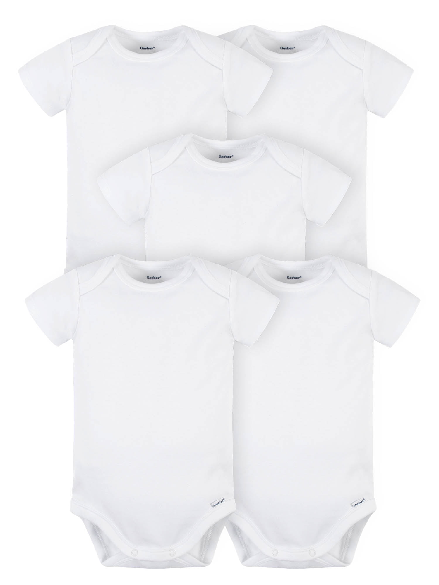 Gerber Baby Boy or Girl Gender Neutral Onesies Brand Premium Cotton ...