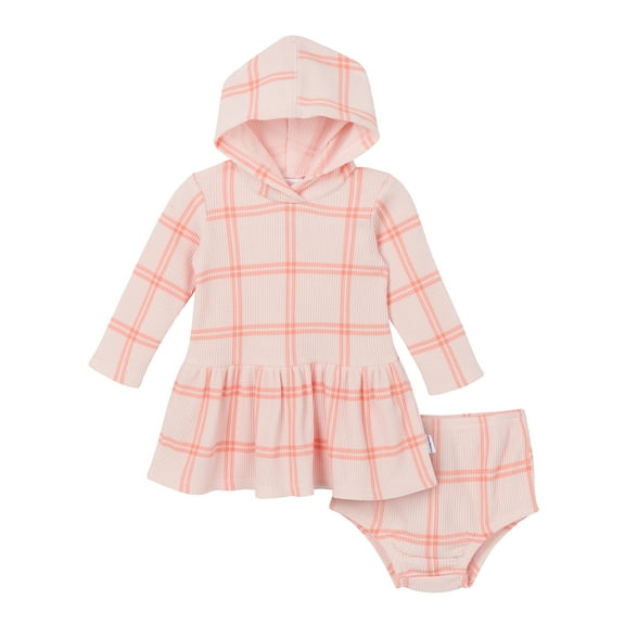 Modern Moments by Gerber Baby Girl Flutter Sleeve Dress and Diaper ...