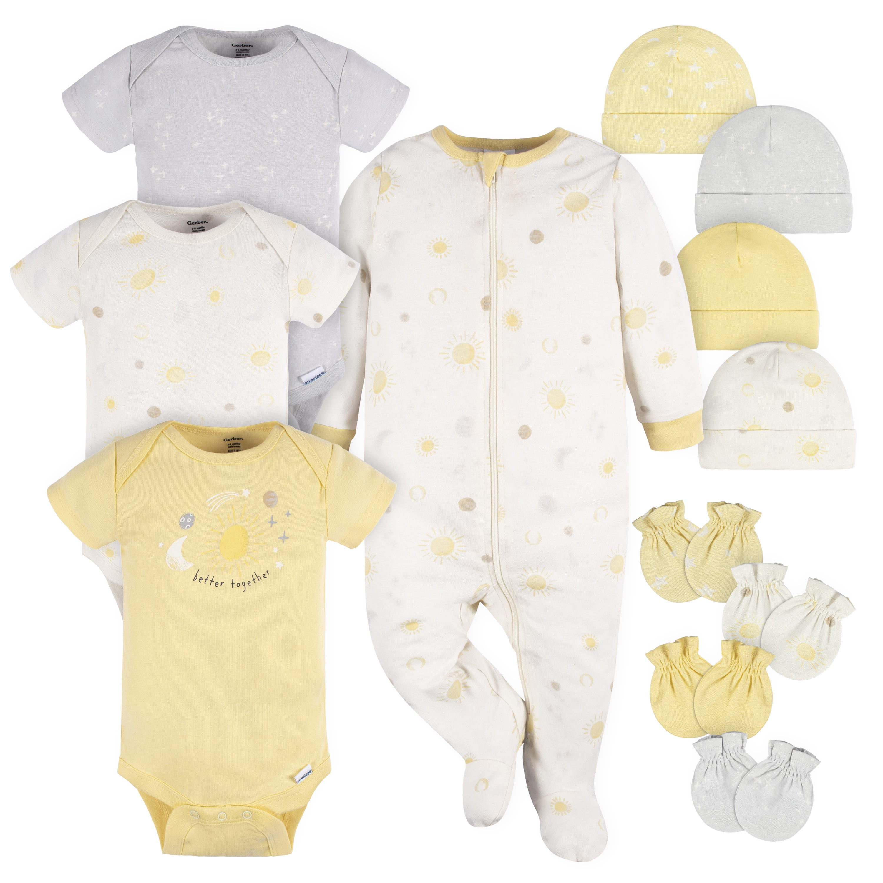 Gerber Baby Girl Layette Bundle, 12-Piece, Newborn - 6/9M - Walmart.com
