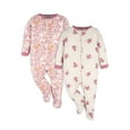 Gerber Baby Girl Sleep N Play, 2-Pack, Sizes Newborn - 3/6 Months ...