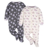 Gerber, Baby Girl Sleep 'N Play, 2 Pack, Preemie - 6-9 Months - Walmart.com