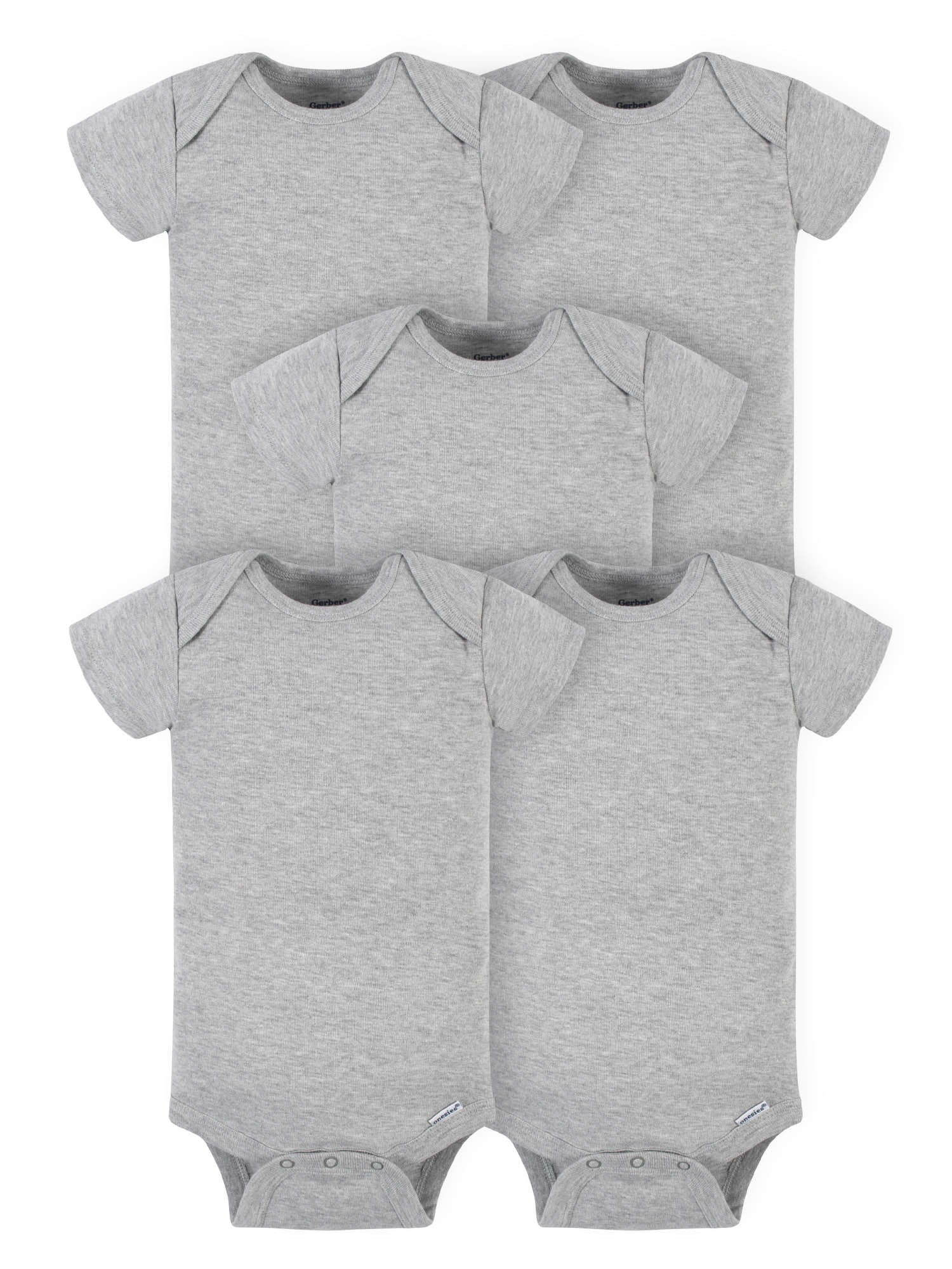 Gerber Baby Girl or Boy Gender Neutral Onesies Brand Cotton Rib ...