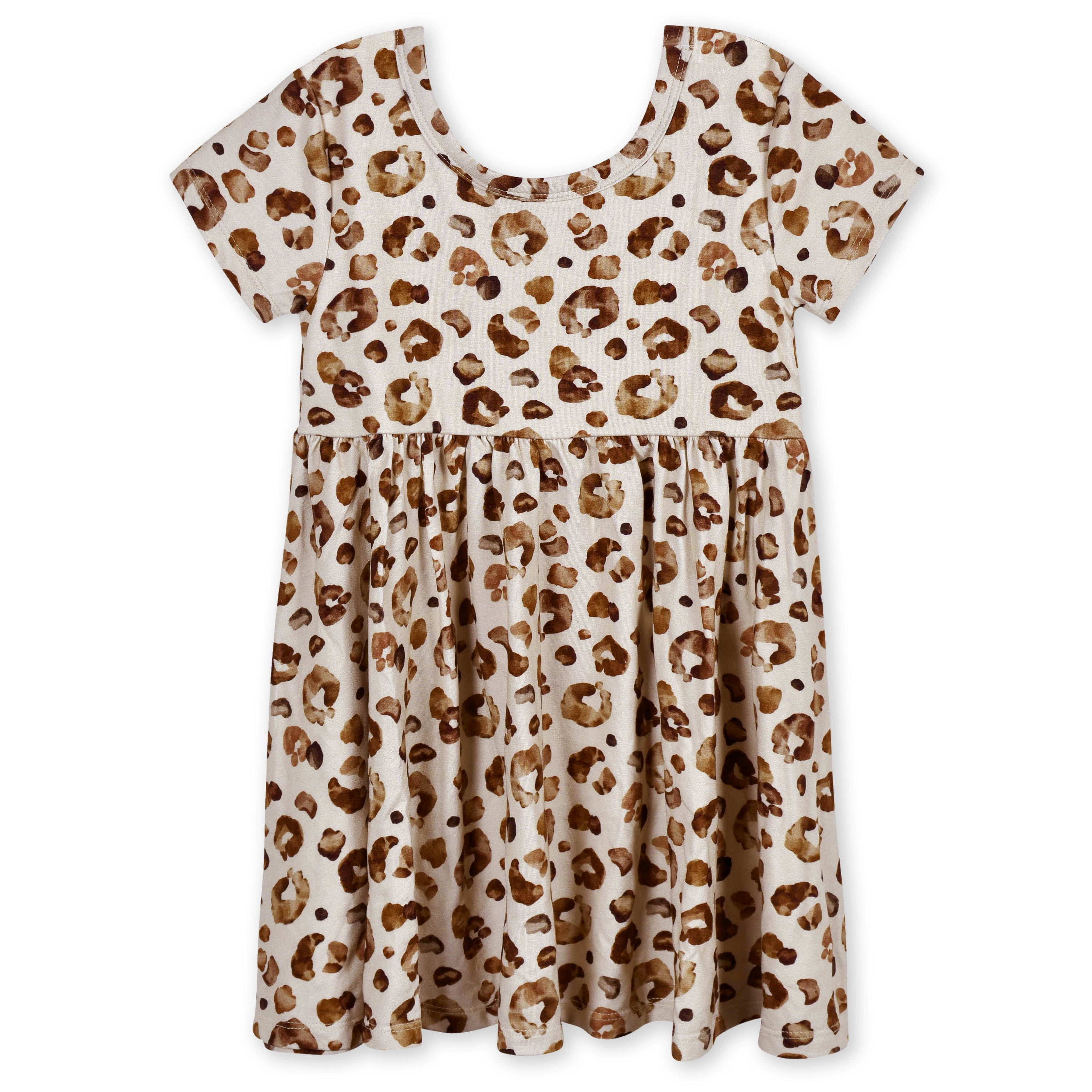 Gerber Baby & Toddler Girl Super Soft Short Sleeve Dress, Sizes 12 ...
