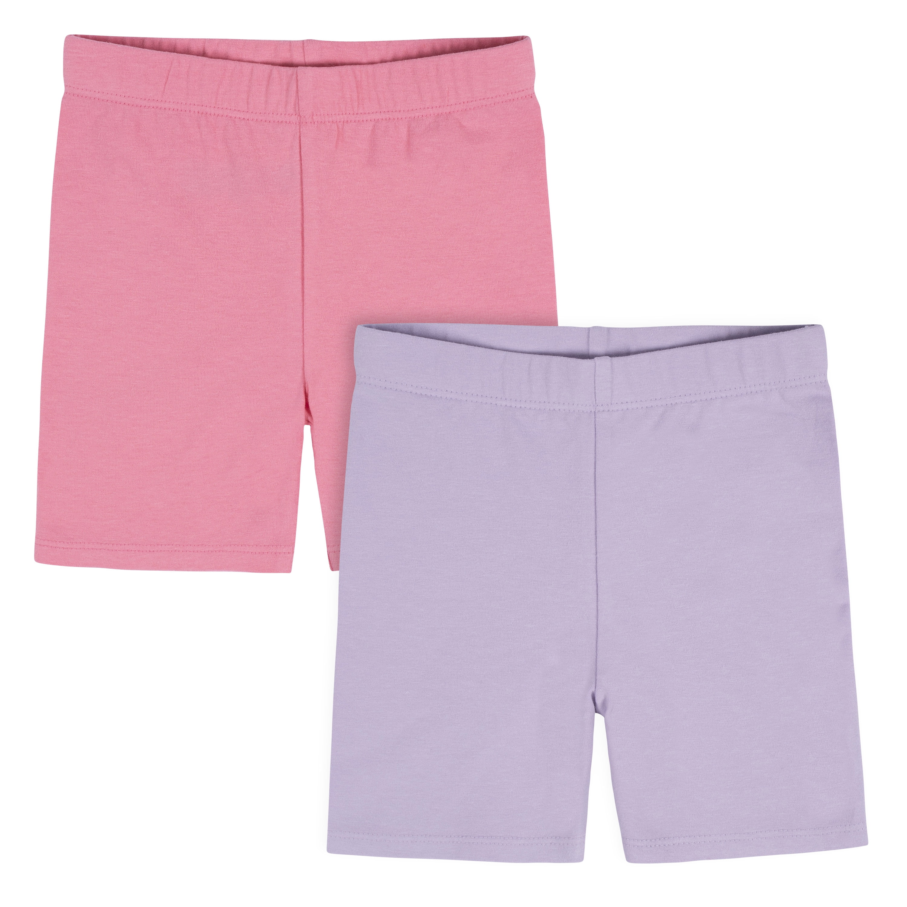 Gerber Baby and Toddler Girl Pull-On Bike Shorts, 2 Pack, Sizes 12 ...