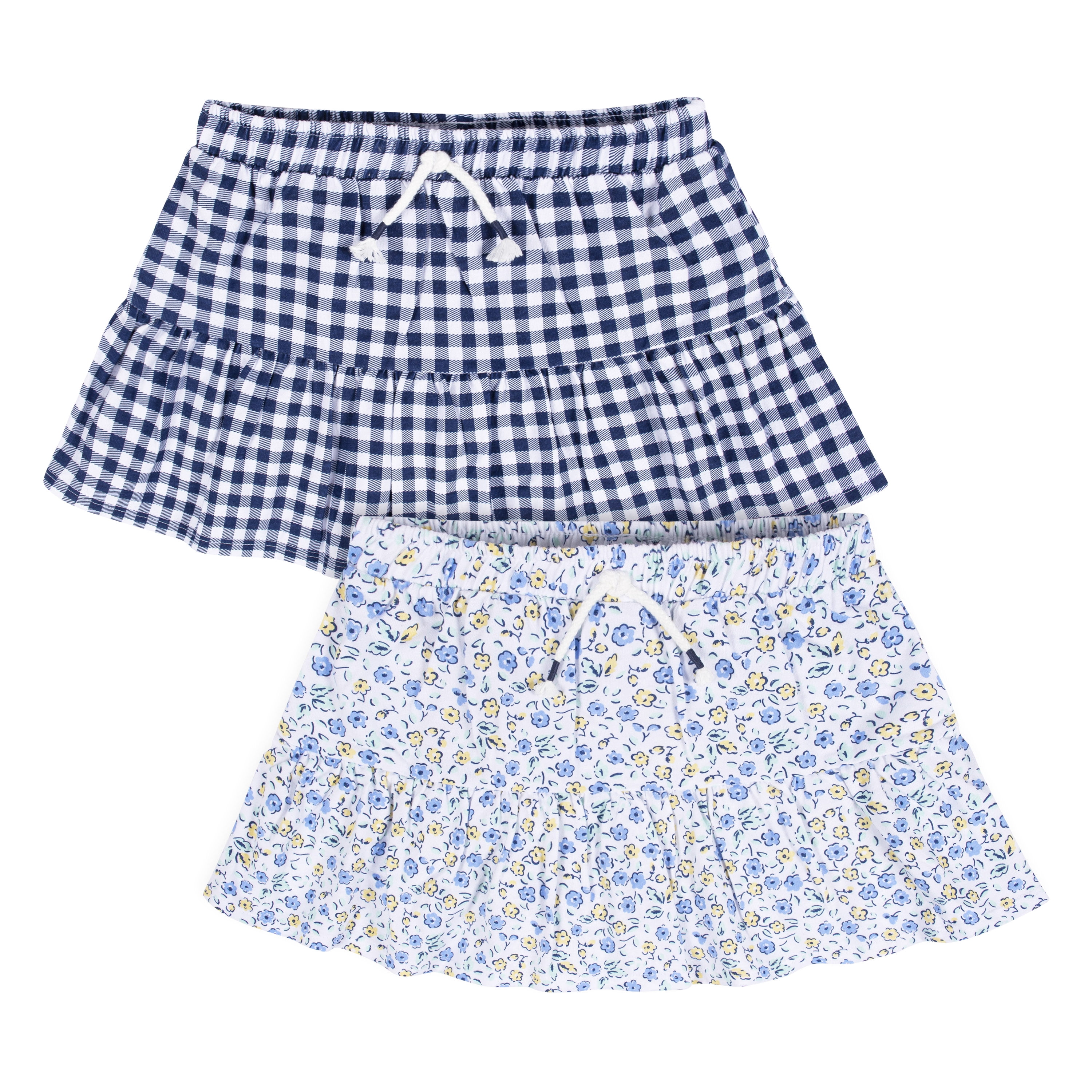 Gerber Baby and Toddler Girl Skorts, 2 Pack, Sizes 12 Months - 5T ...