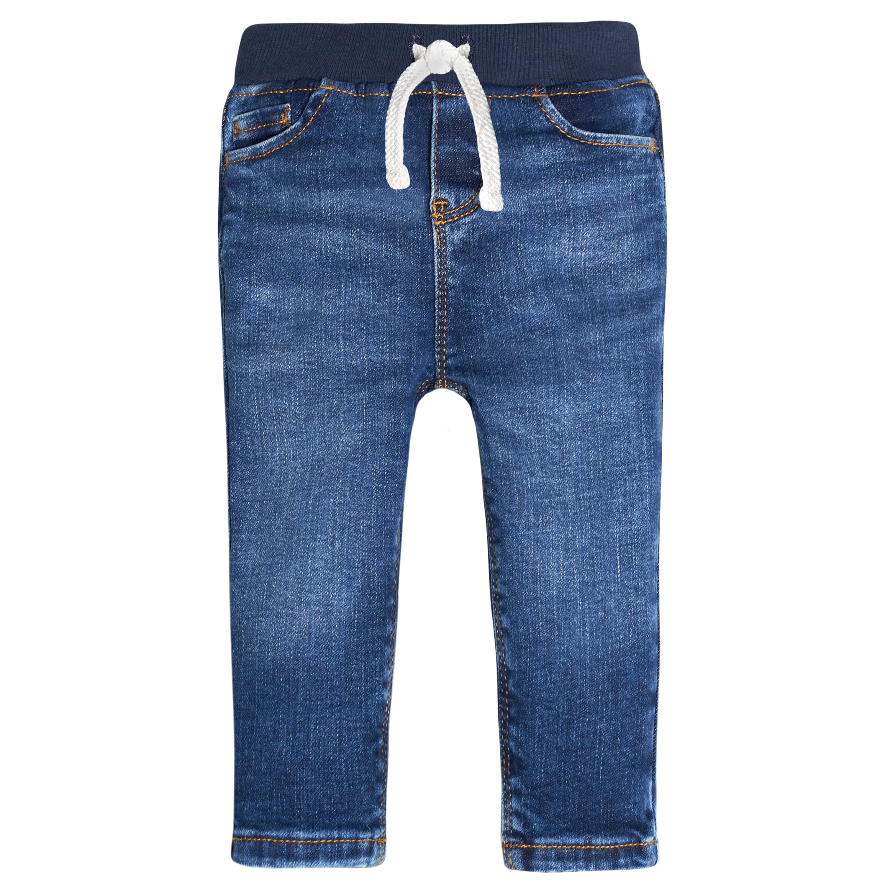 Gerber Baby and Toddler Neutral Rib Waist Skinny Jean, Sizes 12M-5T ...