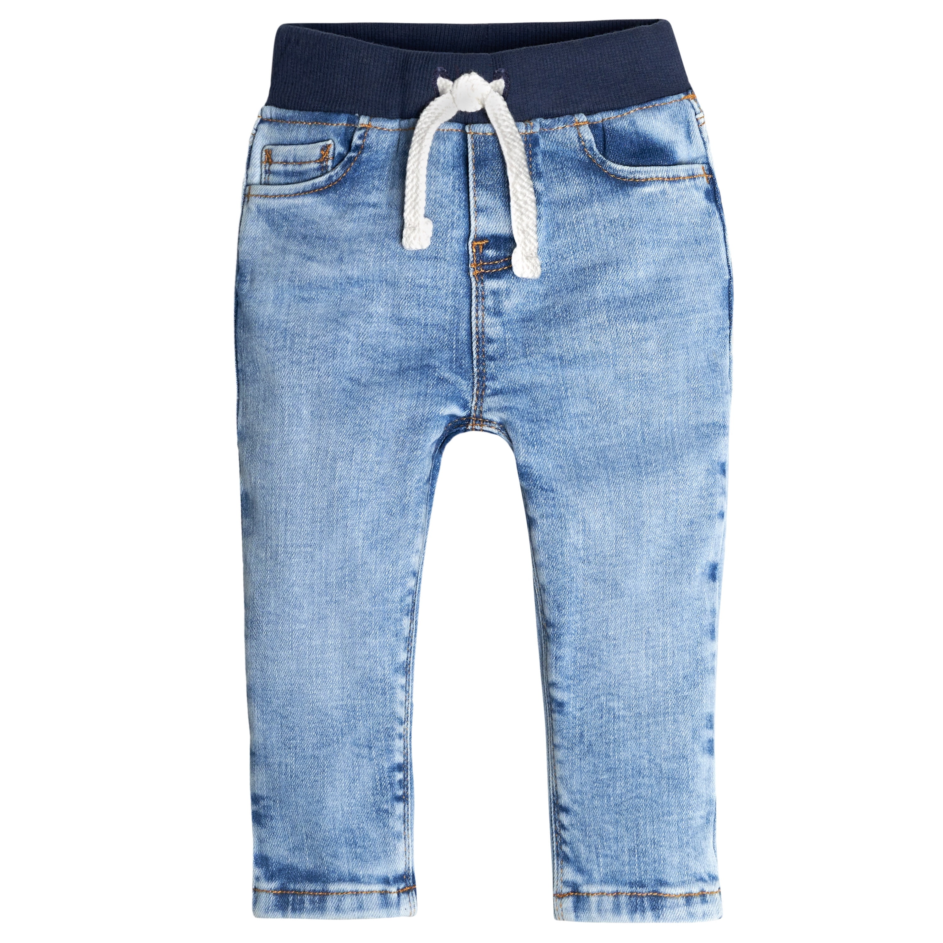 Gerber Baby and Toddler Neutral Rib Waist Skinny Jean, Sizes 12M-5T ...