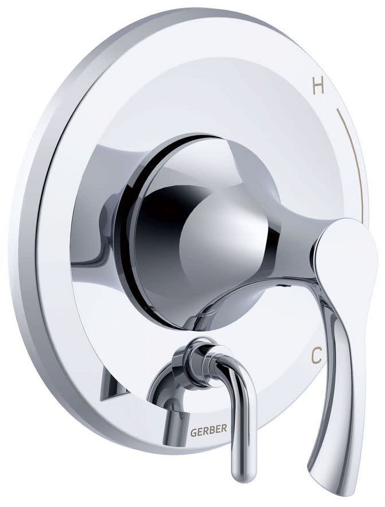Gerber D500422TC Chrome Manual 2-Modes 1-Handle Shower Valve Trim ...