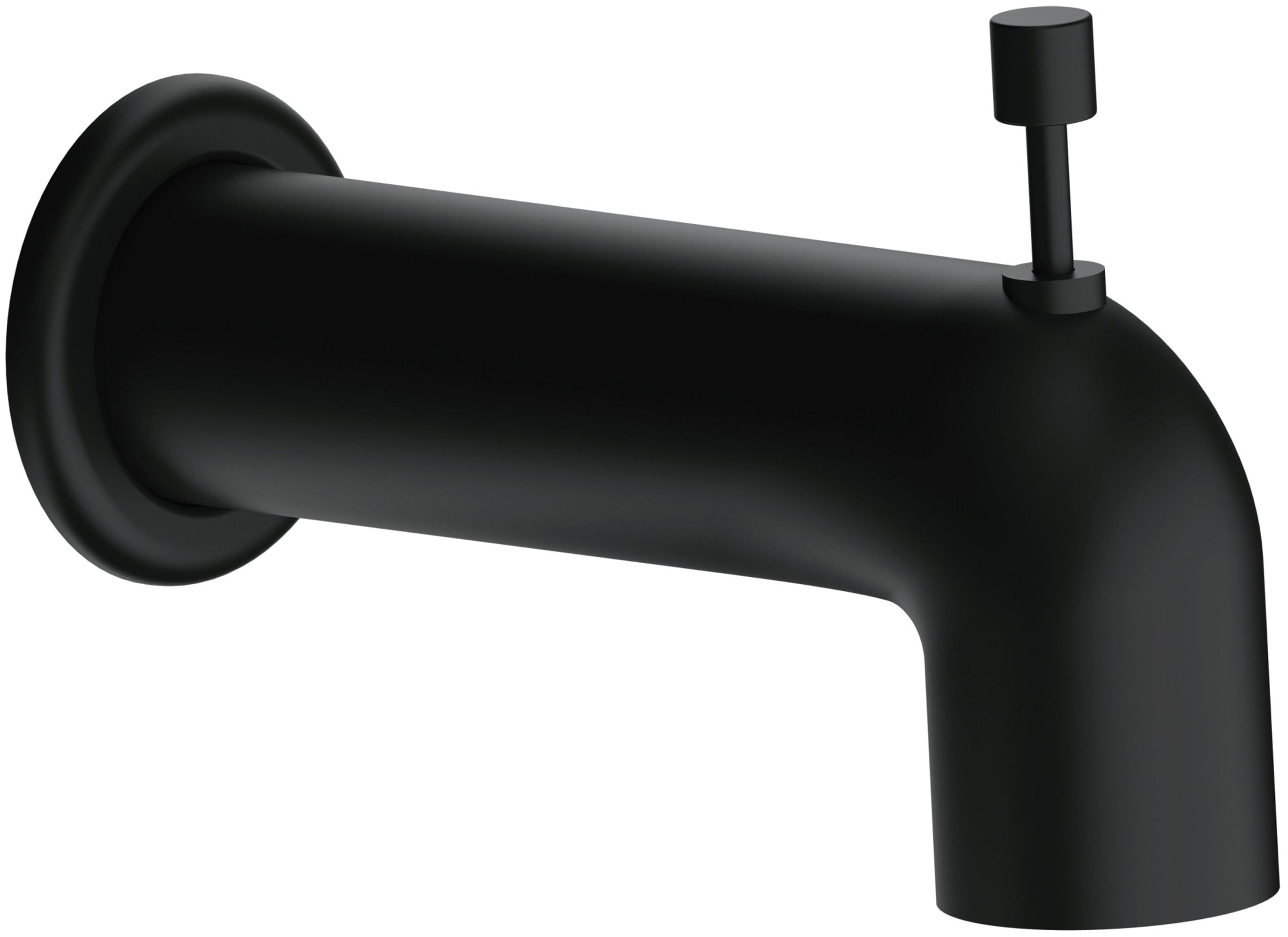 Gerber Da666934 Parma 5-9/16" Integrated Diverter Tub Spout - Black ...
