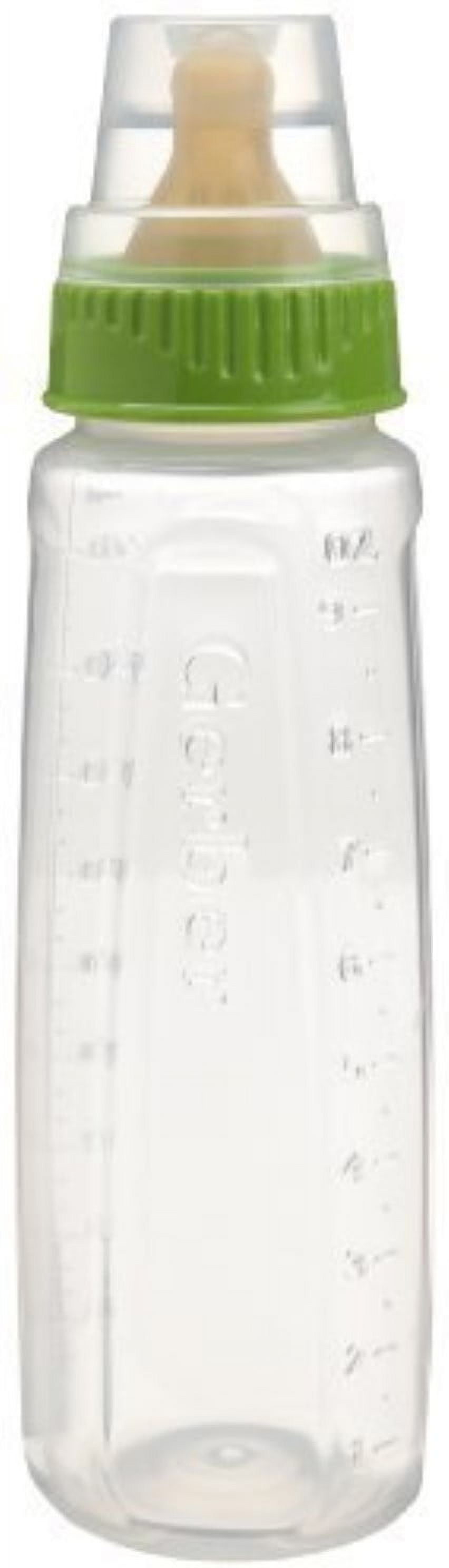 Gerber First Essentials Clearview Bottle in Assorted Colors with Latex ...