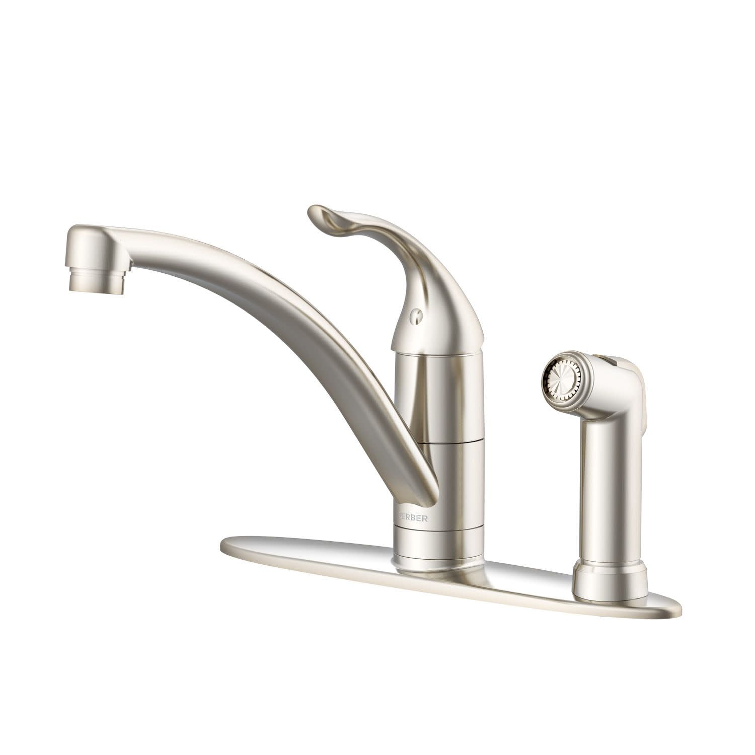 Gerber G0040015 Viper 1.75 GPM Single Hole Kitchen Faucet - Stainless ...