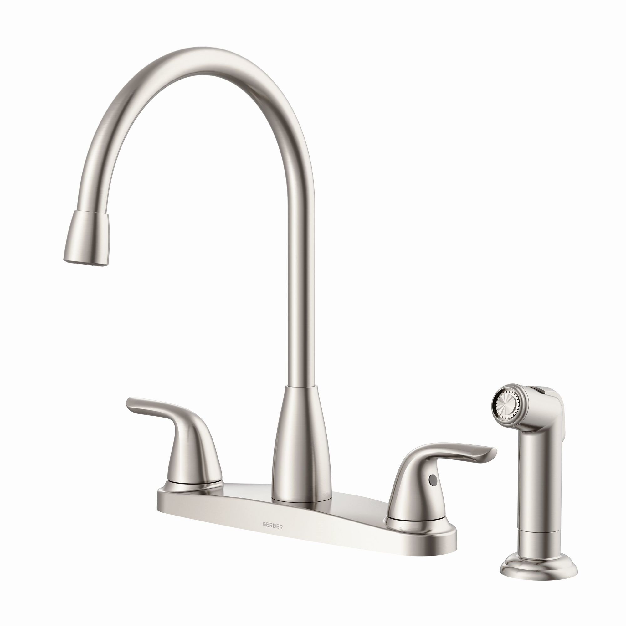 Gerber G0040167 Viper 1.75 GPM Widespread Kitchen Faucet - Stainless ...