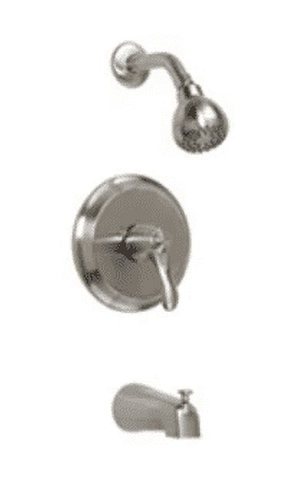 Gerber Allerton Single Head Bathtub & Shower Trim, 1 Handle, Brushed ...