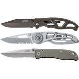 Gerber Gear 3 Piece Clip Folding Knife Set Featuring Paraframe, Ripstop ...