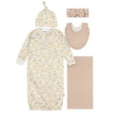 Gerber Baby Girl 5-Piece Gift Set, Size 0-6 Months - Walmart Business ...