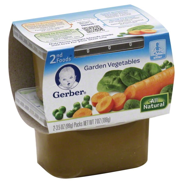 Gerber Gerber 2nd Foods Garden Vegetables, 2 ea - Walmart.com