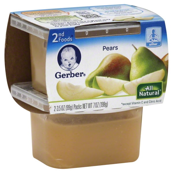 Gerber Gerber 2nd Foods Pears, 2 ea - Walmart.com
