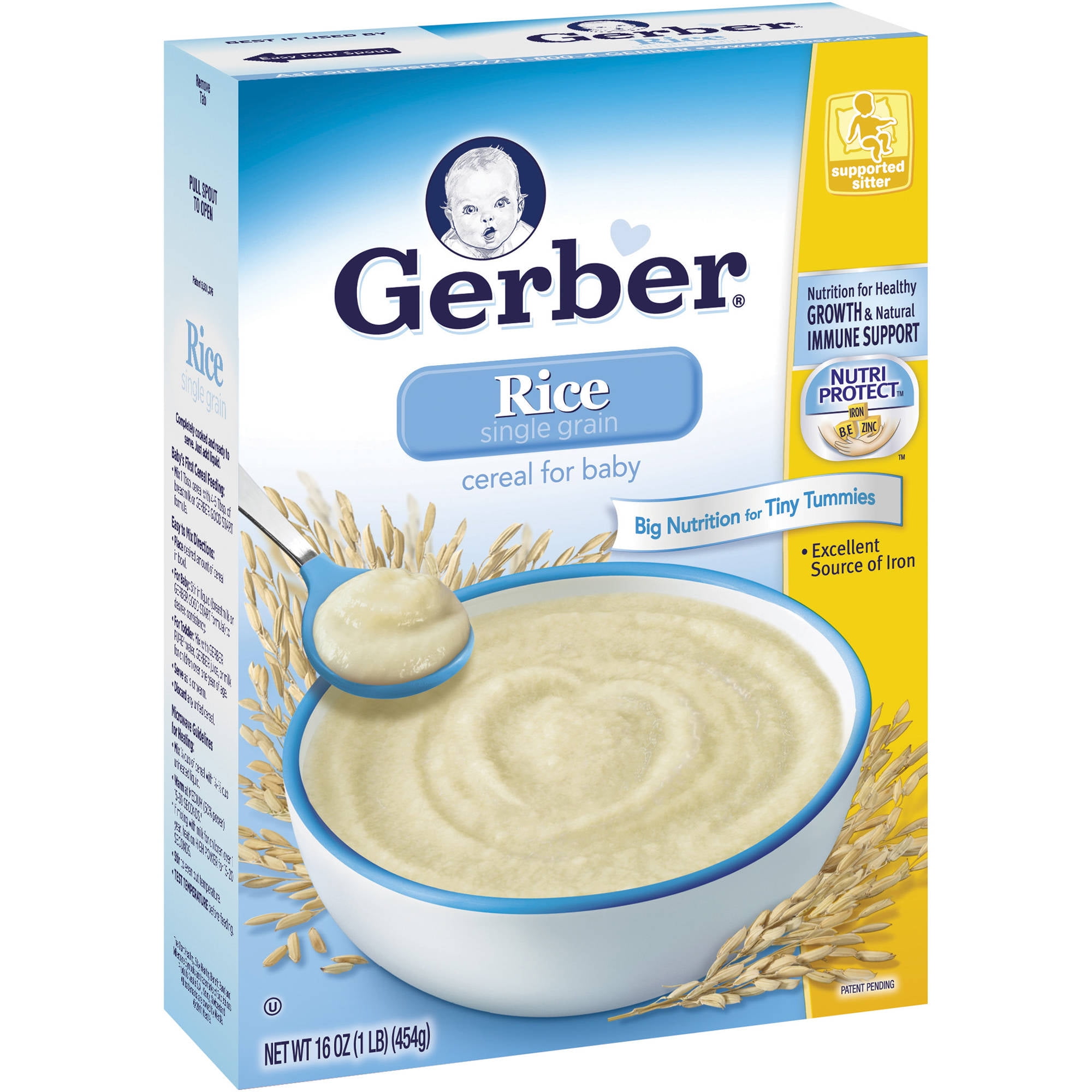 Gerber Gerber Cereal for Baby, 16 oz - Walmart.com