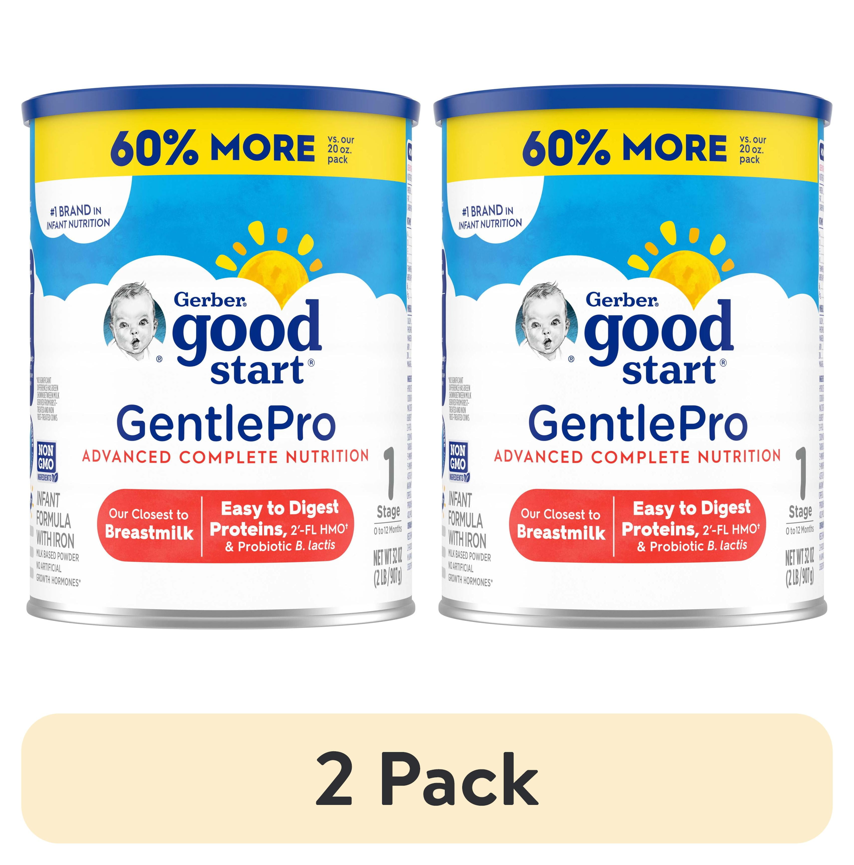 (2 pack) Gerber Good Start GentlePro, Baby Formula Powder with ...