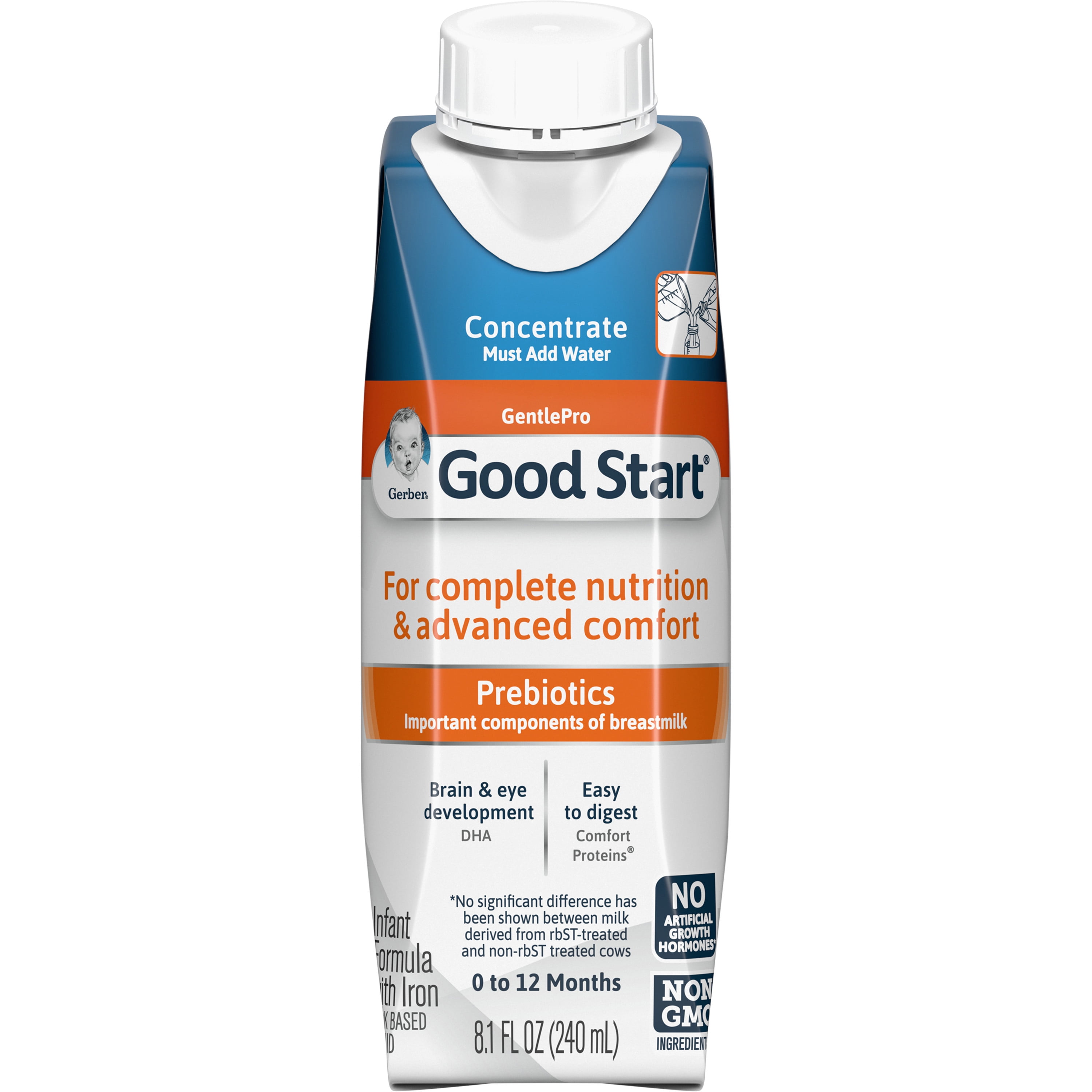 Gerber Good Start GentlePro Concentrated Liquid Infant Formula Stage 1 ...