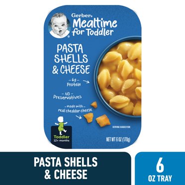 Gerber Lil' Entrees Toddler Food, Pasta Stars in Meat Sauce with Green ...