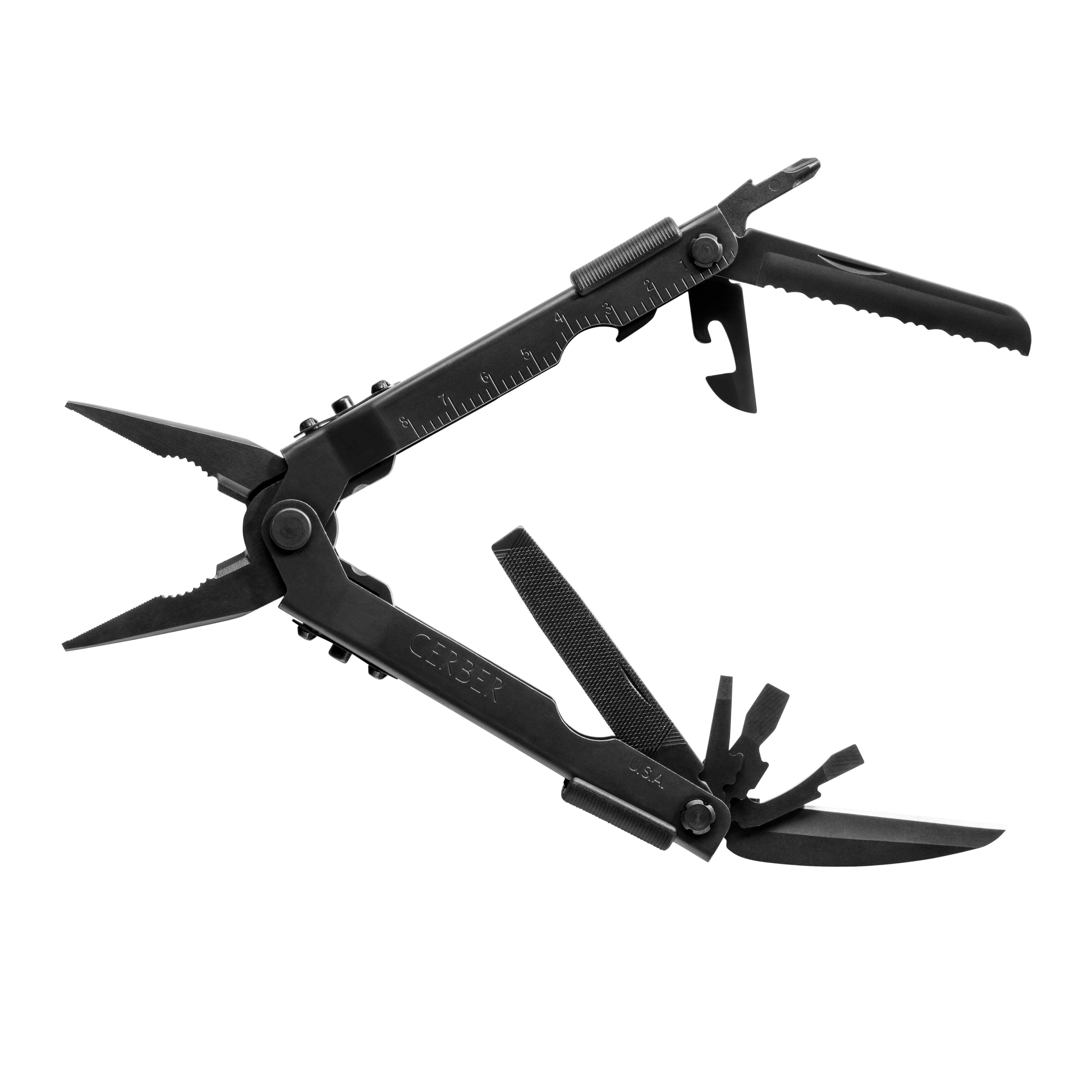 Gerber Multi-Plier 600 Basic, Black - Stainless Steel, One-Handed ...