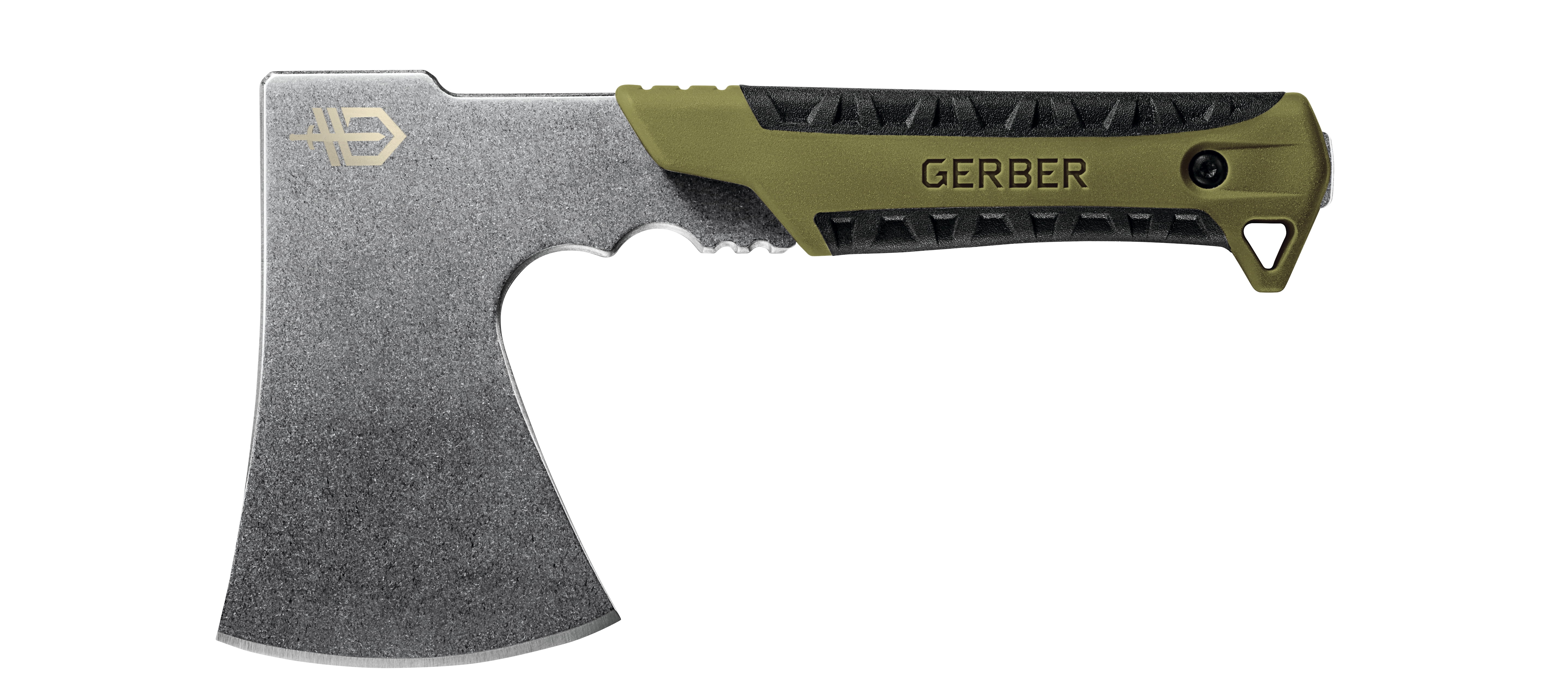 Gerber Gear Camping Pack Hatchet with Sheath, in Green 2.5-in Steel ...