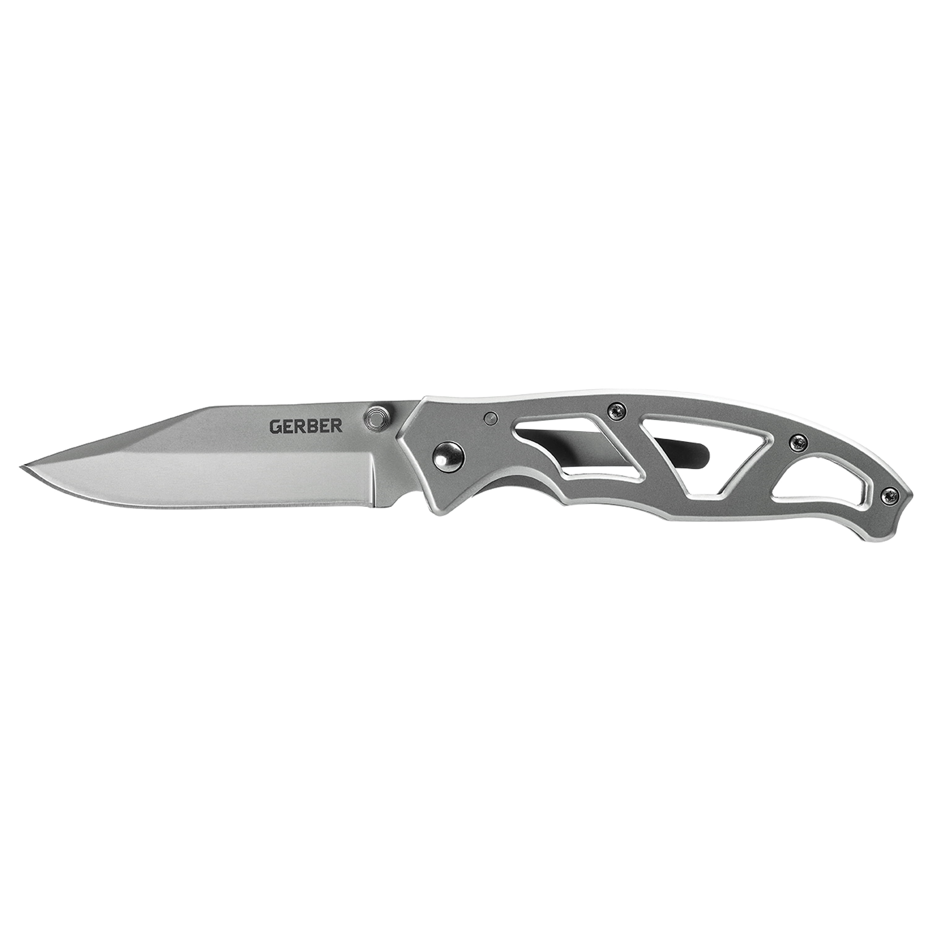 Gerber Outdoors Paraframe I, 2.2" Plain Edge Blade, Folding Pocket ...