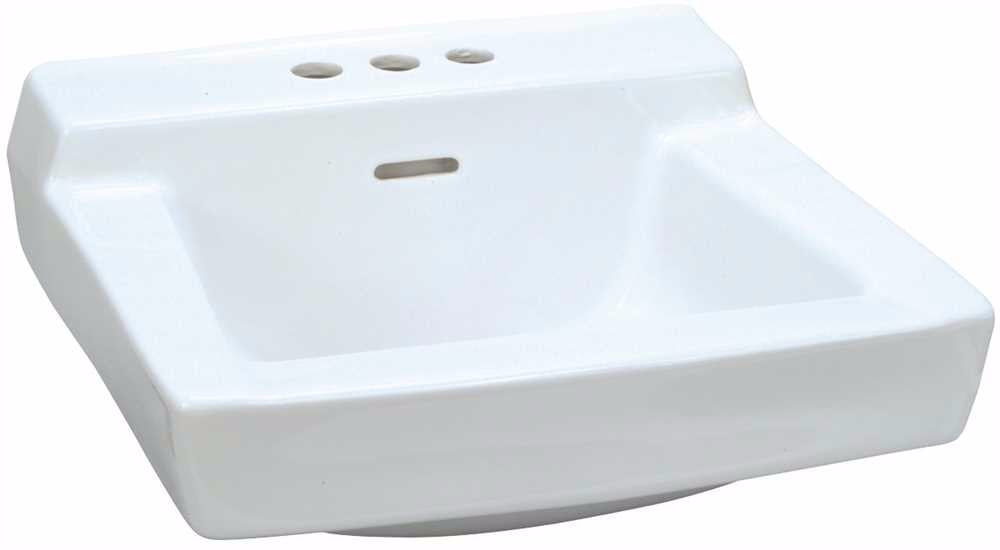 Gerber Plmbg Fixtures(Chi 12314 Plymouth Wall-Hung Bathroom Sink, White ...