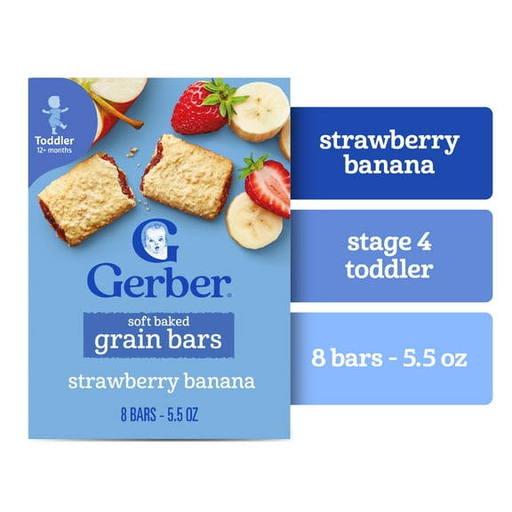 Gerber Snacks for Baby Grain & Grow Puffs, Peach, 1.48 oz Canister (6 ...