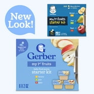 Gerber Toddler Baby Food, Apple Prune Fruit Juice from Concentrate, 4 ...