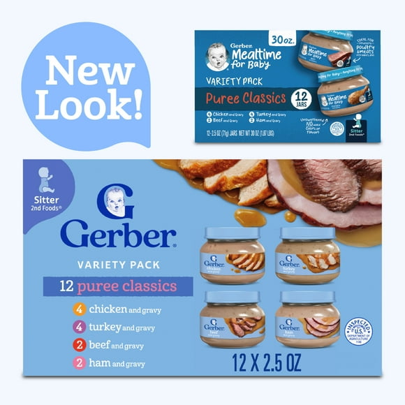 Gerber Baby Food Purees - Walmart.com