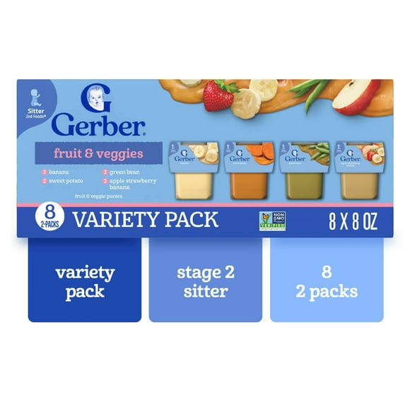 Gerber Baby Food Purees - Walmart.com