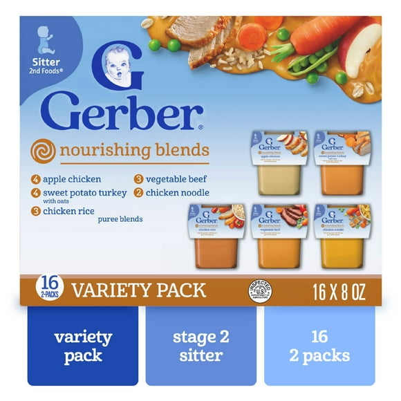 Gerber Baby Food Purees - Walmart.com