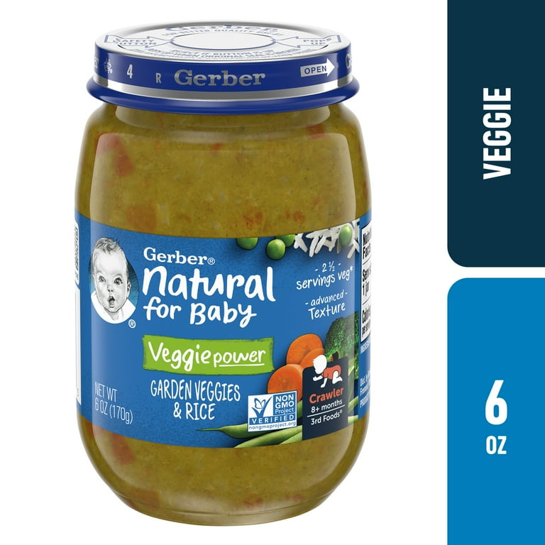 Gerber Nourish Gerber Natural For Baby 2nd Foods For Sitter, Apple