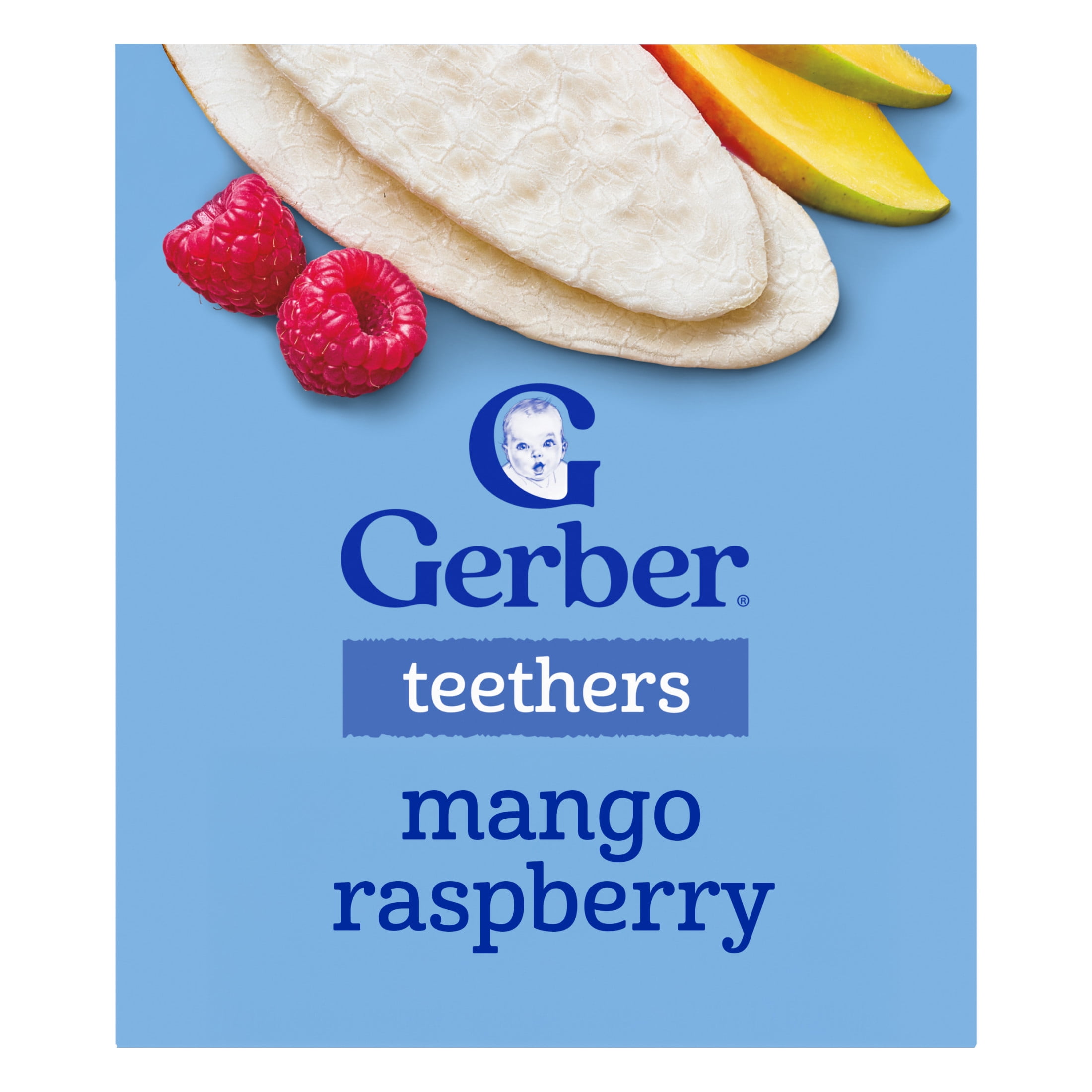 Gerber Snacks for Baby Teethers, Mango Raspberry, 1.7 oz Box (12 Pack ...