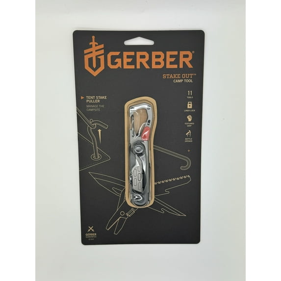 Gerber Stake-Out Camp Multi-Tool Graphite Blister - Walmart.com