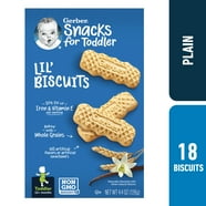 Gerber Stage 3 Baby Snacks Arrowroot Cookie Biscuits, 5.5 oz Bag ...